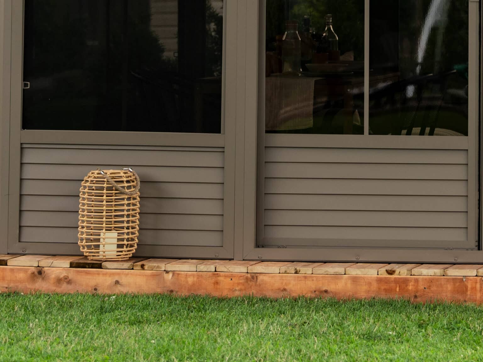 Florence Wall Mounted Solarium 10x16 Beige With Polycarbonate Roof ...